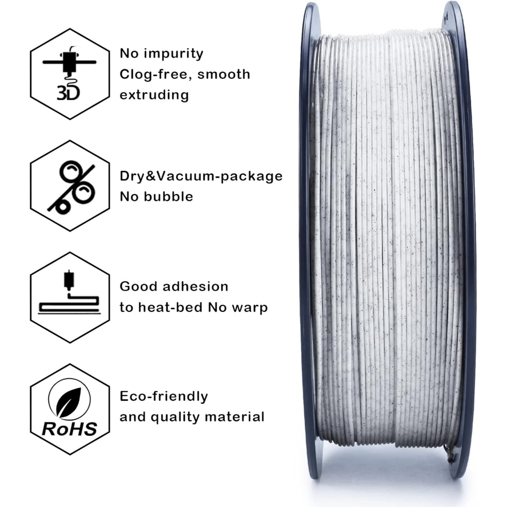 Ziro 3D Stone series PLA Filament – PhotonLight.com, Inc