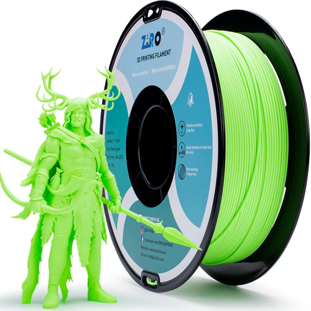 Ziro Matte PLA 1.75mm 3D Printer Filament – PhotonLight.com, Inc