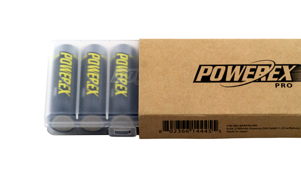 Powerex Pro AA Batteries 8 pack 2700mAh Low Self Discharge-PowerEx PRO ...