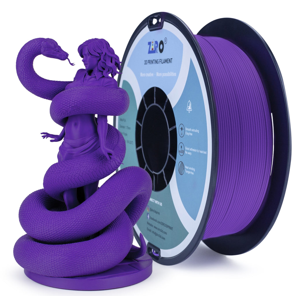 Ziro Matte PLA 1.75mm 3D Printer Filament – PhotonLight.com, Inc