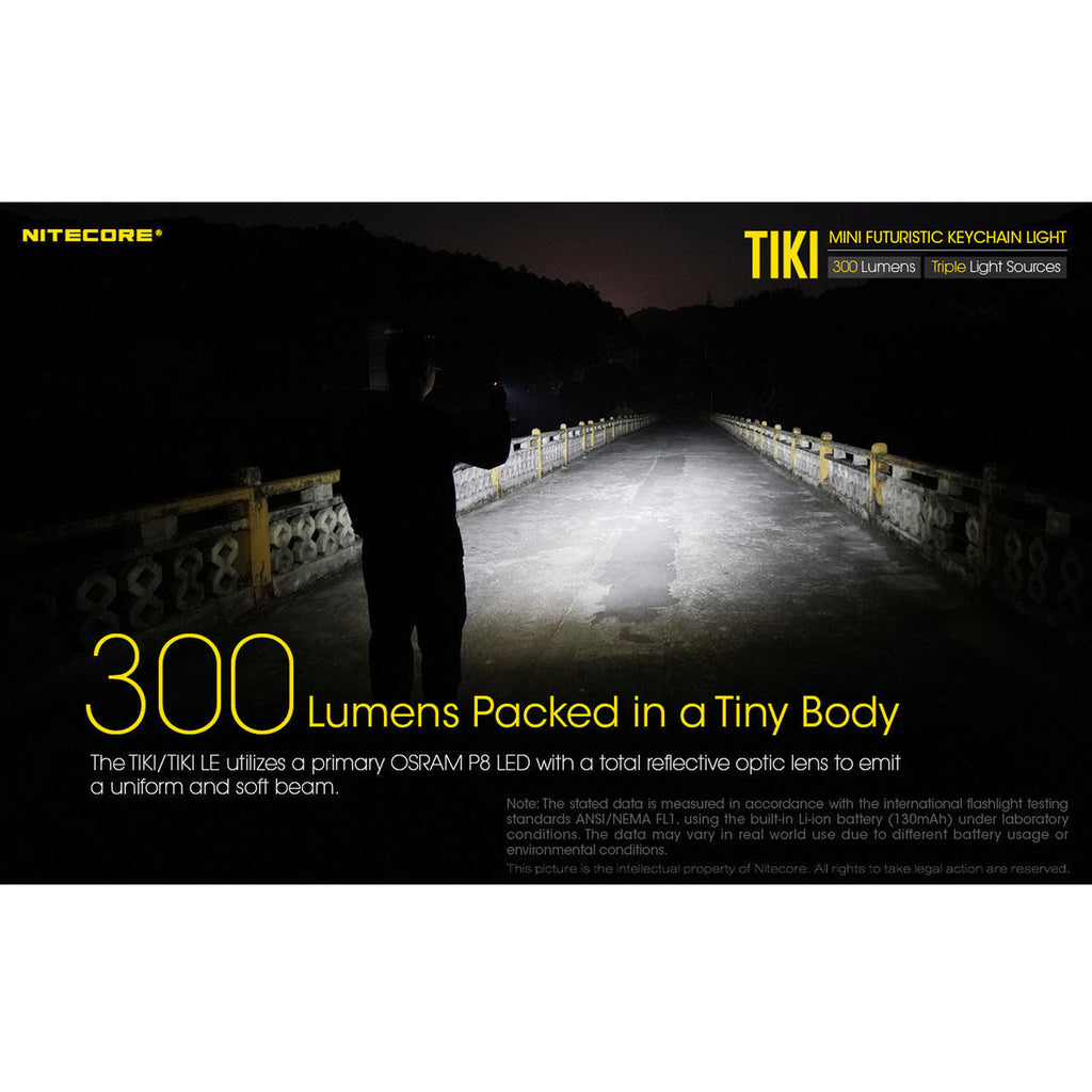Nitecore Tiki keychain light-Nitecore TIKI Keychain Light w/ Aux. UV ...
