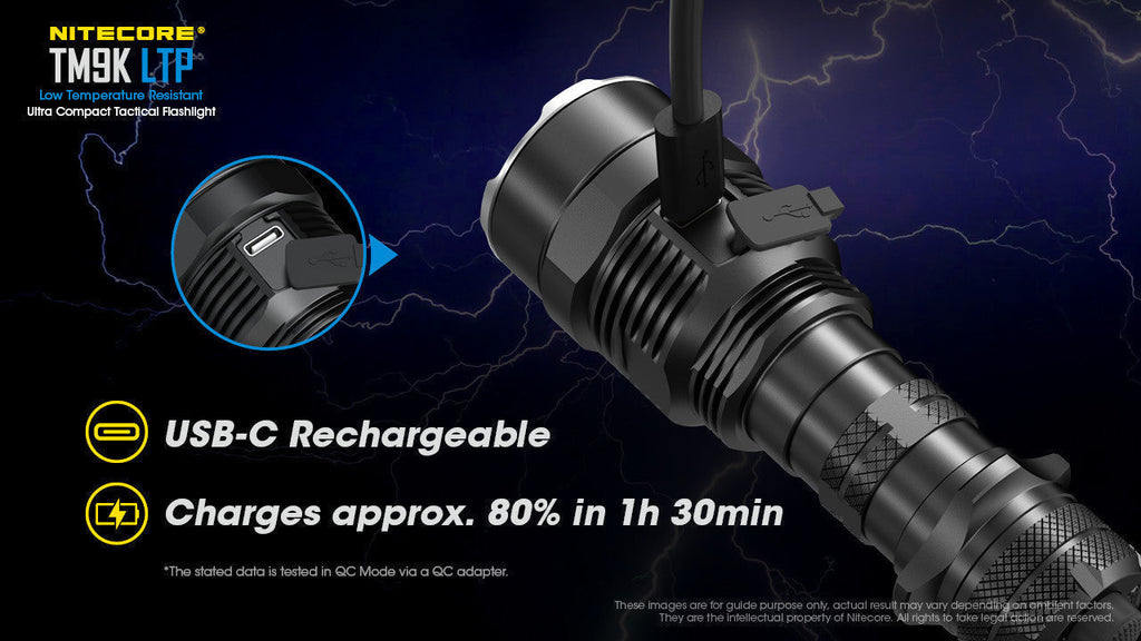 Nitecore TM9K LTP-Nitecore TM9K-LTP Low-Temp Tactical Flashlight (9800 ...