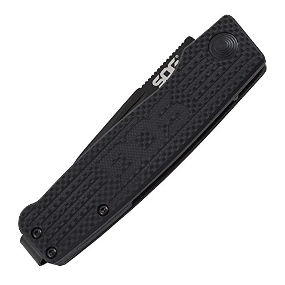 SOG TM1002 Terminus Slip Joint Folding Knife Black-SOG TM1002 Terminus ...